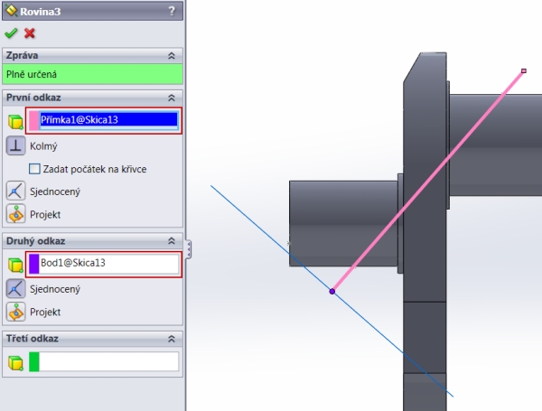 Klikový mechanizmus: Kliková hřídel - MůjSolidworks.cz